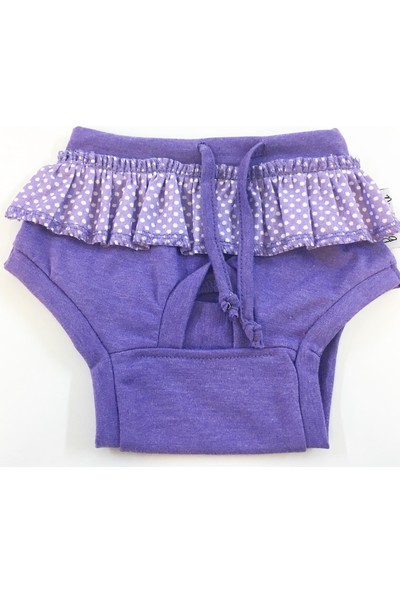 Dogi & Dog Mor Puantiyeli Regl Kilotu Köpek İç Çamaşırı Dogi & Dog Mor Puantiyeli Regl Kilotu Köpek İç Çamaşırı