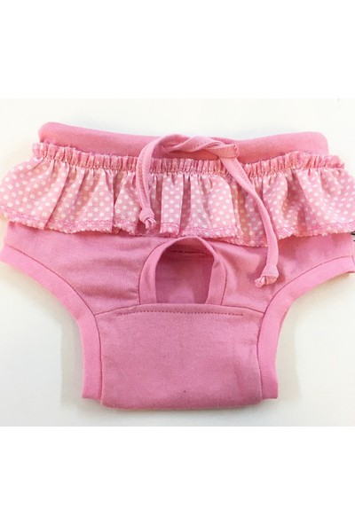 Dogi & Dog Pembe Puantiyeli Regl Kilotu , Köpek İç Çamaşırı Dogi & Dog Pembe Puantiyeli Regl Kilotu , Köpek İç Çamaşırı