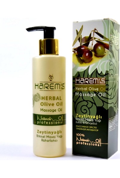 Harem's Zeytinyağlı Bitkisel Masaj Yağı 200 ml