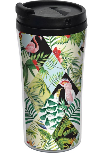 ALLMUG İç-Dış Plastik Termos - Jungle ALLMUG İç-Dış Plastik Termos - Jungle