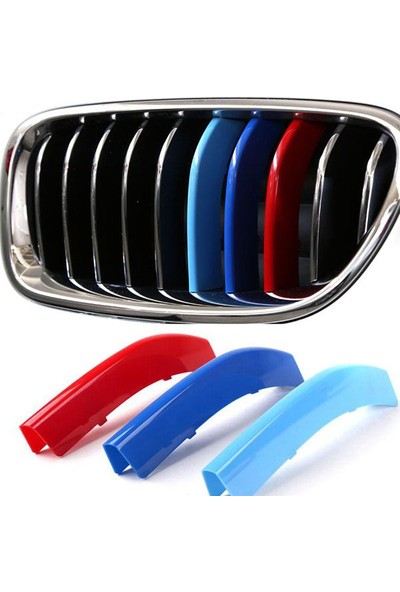 Bmw F30 3 Renk Böbrek M Panjur Şeridi