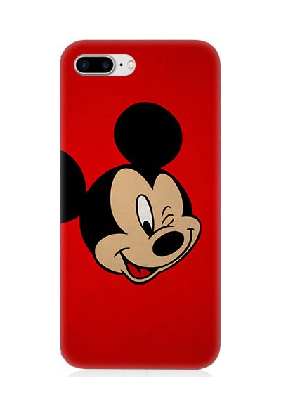 Teknomeg Apple iPhone 7 Plus Mickey Mouse Desenli Silikon Kılıf Teknomeg Apple iPhone 7 Plus Mickey Mouse Desenli Silikon Kılıf