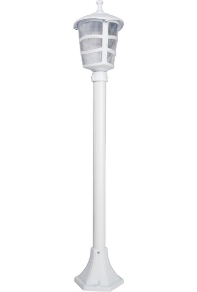 Modelight Optik Üçgen Çim Direği Beyaz