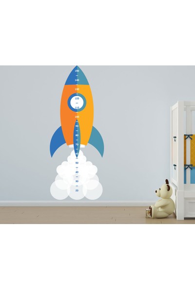 Bisticker W-127 Çocuk Odası Boy Ölçer Duvar Sticker