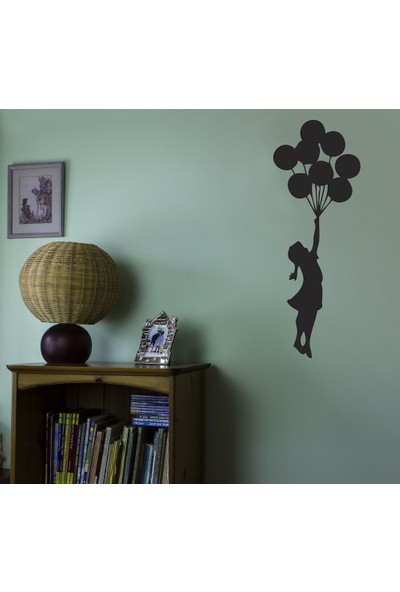 Bisticker W-101 Uçan Balon Duvar Sticker Bisticker W-101 Uçan Balon Duvar Sticker