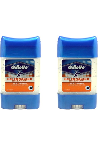 Gillette Antiperspirant Sport Triumph Jel Koltuk Altı 70 Ml 2 AD Gillette Antiperspirant Sport Triumph Jel Koltuk Altı 70 Ml 2 AD