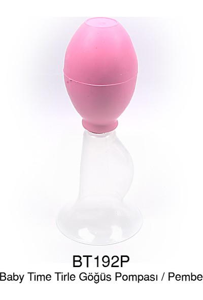 BabyTime Tirle Göğüs Pompası - Pembe