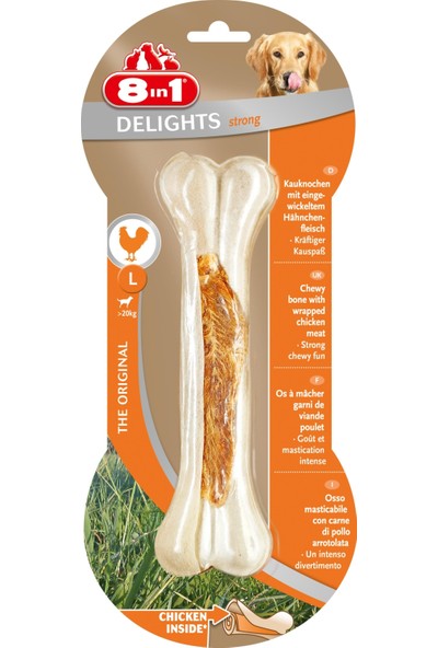 8in1 Delight Strong L Köpek Ödül Kemiği