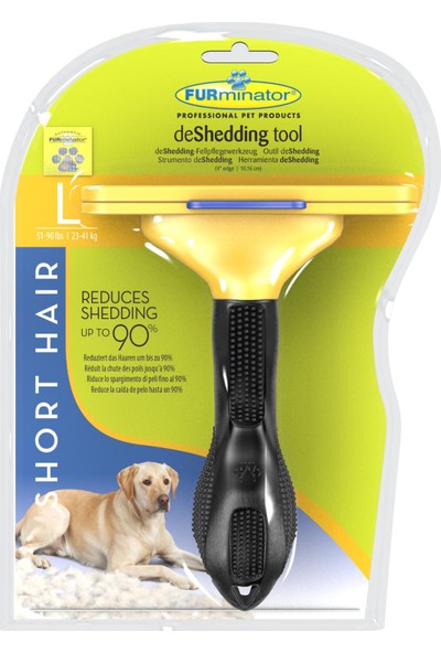 Furminator Kısa Tüylü Köpekler İçin Tüy Toplayıcı L Furminator Kısa Tüylü Köpekler İçin Tüy Toplayıcı L