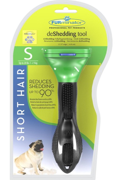 Furminator Kısa Tüylü Küçük Irklara Uygun Köpek Tarağı (S Beden)