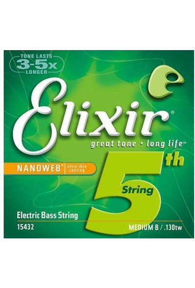 Elixir 130 Tek Bas Gitar Teli (15432)