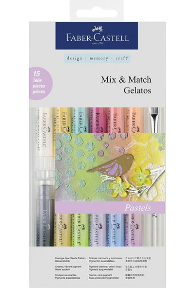 Faber-Castell Gelato Pastel Renkler 15Li Set Faber-Castell Gelato Pastel Renkler 15Li Set