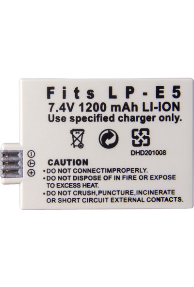 Canon 1000D İçin LP-E5 LPE5 Batarya