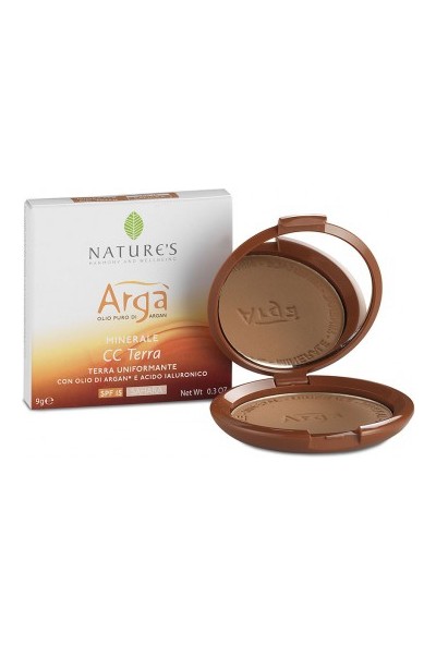 Natures Arga Minerale CC Terra Spf15 9gr Natures Arga Minerale CC Terra Spf15 9gr