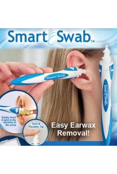 Smart Swab Pratik Kulak Temizleme Aparatı Smart Swab Smart Swab Pratik Kulak Temizleme Aparatı Smart Swab