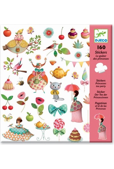 Djeco Sticker 160 parça Çay Partisi Djeco Sticker 160 parça Çay Partisi