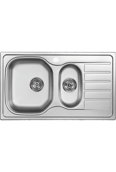 Artenova E.Aeb 860 Dekorlu Sağ Damlalıklı 1,5 Gözlü Evye