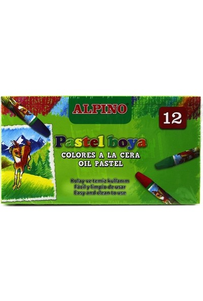 Alpino 12 Renk Pastel Boya Dc-008299 Alpino 12 Renk Pastel Boya Dc-008299