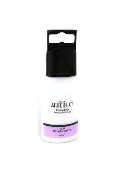 Artdeco Y-042C-600 Boyutlu Boya 60 Ml Beyaz Artdeco Y-042C-600 Boyutlu Boya 60 Ml Beyaz