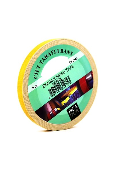 Picador 12 Mm X 5 Mt Köpük Çift Taraflı Bant Picador 12 Mm X 5 Mt Köpük Çift Taraflı Bant