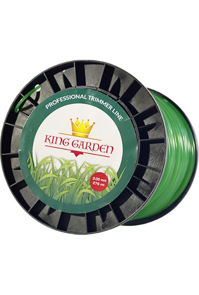 Kıng Garden Tırpan Misinası Ot Çim Kesme İpi 3Mm - 276 M