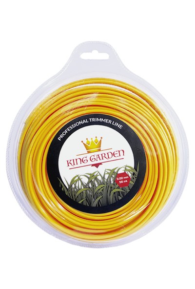 Kıng Garden Tırpan Misinası Ot Çim Kesme İpi 3Mm - 56 M