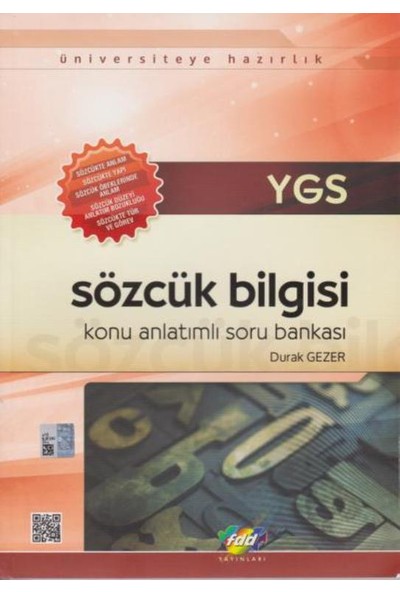 Fdd Ygs Sözcük Bilgisi Konu Anlatımlı Soru Bankası Fdd Ygs Sözcük Bilgisi Konu Anlatımlı Soru Bankası