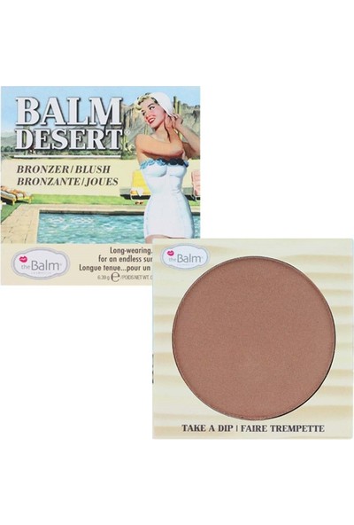 The Balm Balm Desert Bronzer /Blush Bronz Allık 6.39 GR The Balm Balm Desert Bronzer /Blush Bronz Allık 6.39 GR