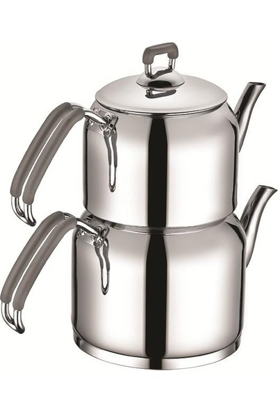 Sıla 6 Litre Mega Boy Paslanmaz Çelik Çaydanlık Takımı Sıla 6 Litre Mega Boy Paslanmaz Çelik Çaydanlık Takımı