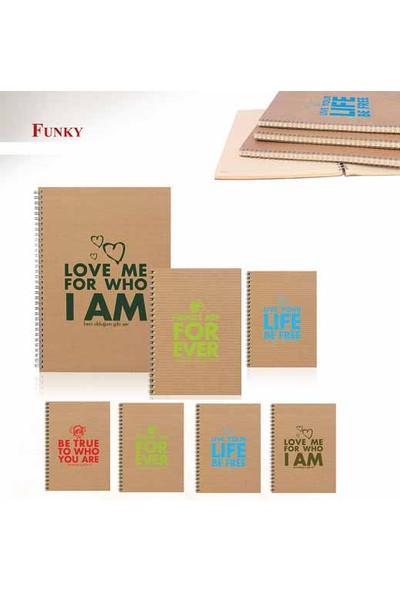Keskin Color 16,5x22,5 cm 100 Yp.Çizgili Funky Sert Kapak Defter Keskin Color 16,5x22,5 cm 100 Yp.Çizgili Funky Sert Kapak Defter