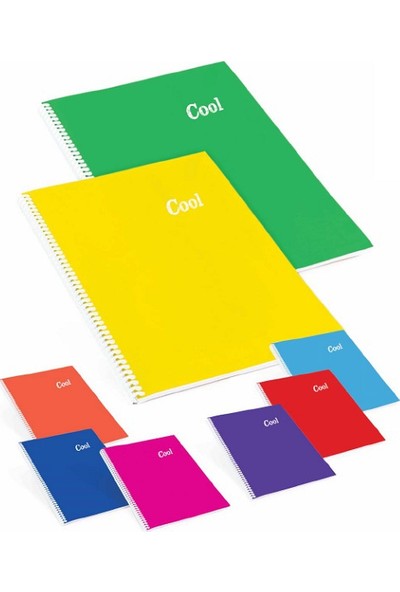 Keskin Color Cool 72 Yaprak Çizgisiz Spiralli Plastik Kapak Defter Keskin Color Cool 72 Yaprak Çizgisiz Spiralli Plastik Kapak Defter
