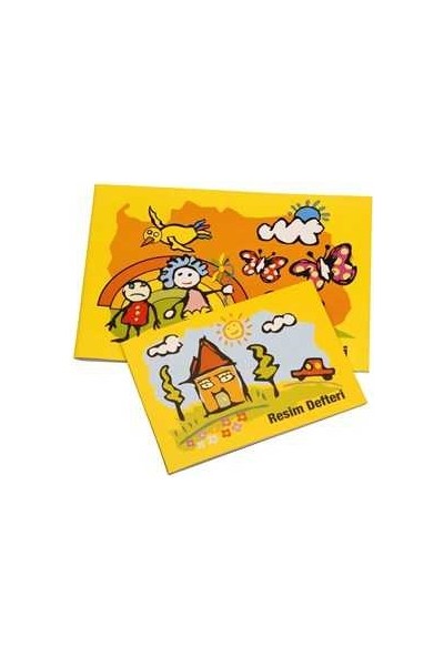 Mopak Küçük Boy Resim Defteri 40 Yaprak Karton Kapak