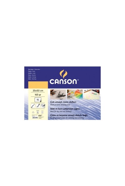 Canson Resim Defteri 35x50 cm 165 gr. Canson Resim Defteri 35x50 cm 165 gr.