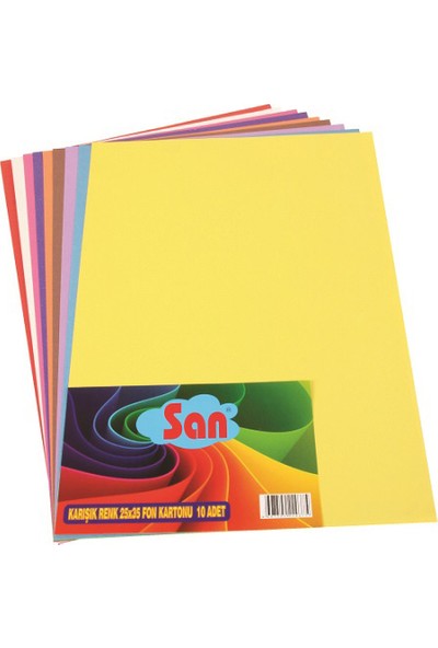 San 25x35 cm Fon Kartonu