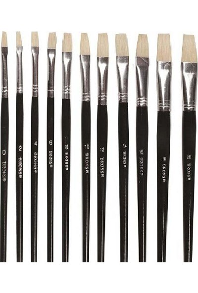 Brons Yağlı Boya Fırçası No: 2 Br-511 Brons Yağlı Boya Fırçası No: 2 Br-511