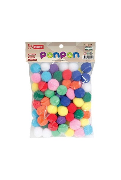 Mikro Pnc-20 20Mm 100 Lü Ponpon