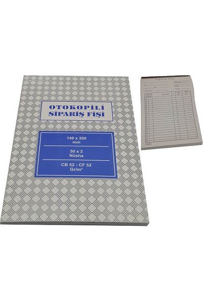 Altınyıldız Sipariş Fişi A5 Otokopili Altınyıldız Sipariş Fişi A5 Otokopili