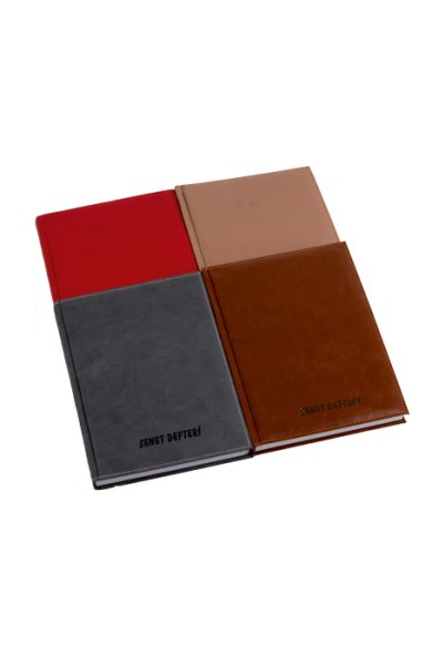 Gülpaş Fihristli Senet Defteri Termo Deri Kapak Gülpaş Fihristli Senet Defteri Termo Deri Kapak