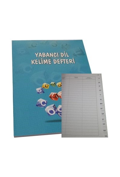 Gürpaş Yabancı Dil Kelime Defteri Karton Kapak