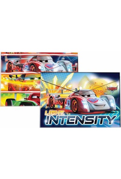 Cars Lisanslı A4 Çıtçıtlı Dosya (Plastik)