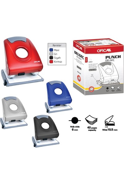 Ofica Delgeç 40 Sayfa Kapasiteli FDG-260