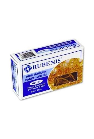 Rubenis Paket Lastiği 50 gr. Rubenis Paket Lastiği 50 gr.