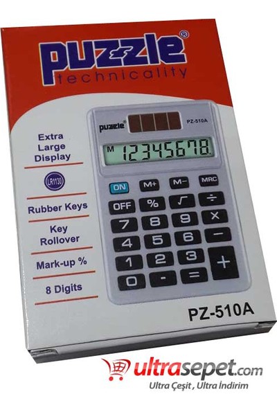 Puzzle Hesap Makinesi PZ-510A cep
