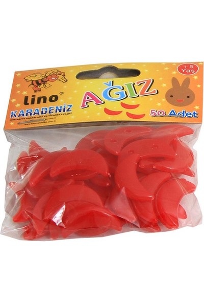 Lino Plastik Ağız 15x25 mm 50 Adet