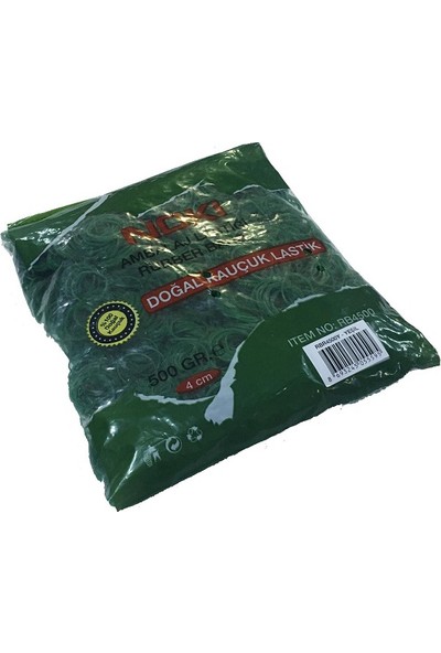 Noki Ambalaj Lastiği Doğal Kauçuk 4 cm 500 gr. Yeşil RBR4500Y Noki Ambalaj Lastiği Doğal Kauçuk 4 cm 500 gr. Yeşil RBR4500Y