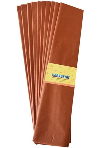 Lino Lüks Krapon Kağıdı Kahverengi 50 cm x 2 metre