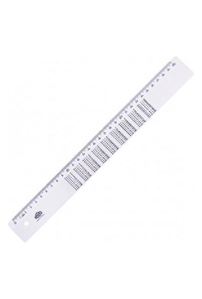 Hatas Cetvel Çarpım Tablolu 30 Cm 00177 Hatas Cetvel Çarpım Tablolu 30 Cm 00177