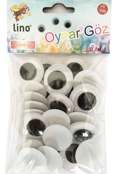 Lino Oynar Göz 28 mm Çapında 30 Adet