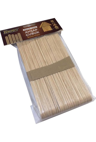 Brons Ahşap Geniş Renksiz Dondurma Çubuğu Abeslang (50 adet) Brons Ahşap Geniş Renksiz Dondurma Çubuğu Abeslang (50 adet)