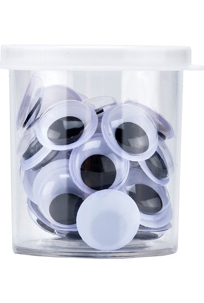 Brons Oynar Göz Siyah-Beyaz 12 Mm(Yeni) Br-682